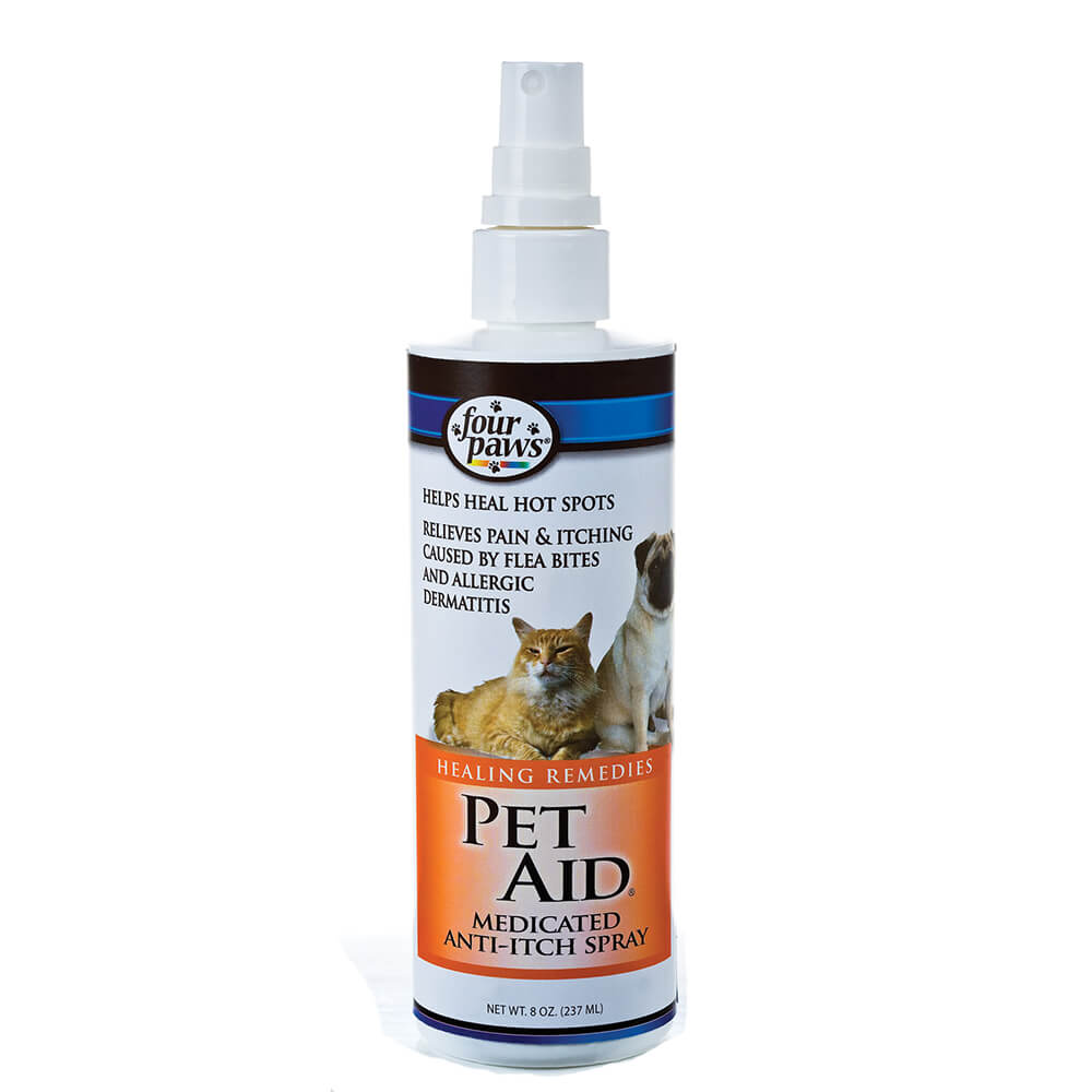 Four Paws® Pet Aid® Medicated Anti-Itch Spray for Dogs & Cats ...