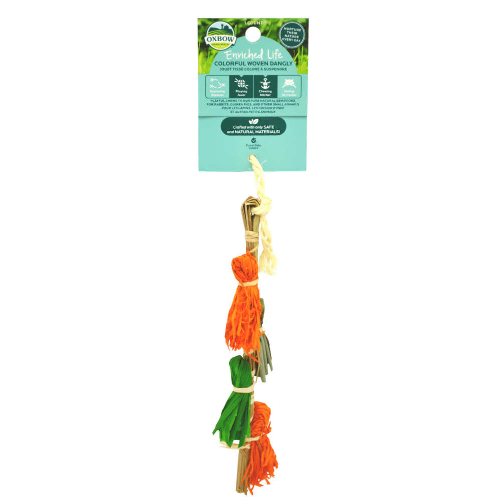 Oxbow Animal Health Enriched Life - Colorful Woven Dangly - Glendale ...
